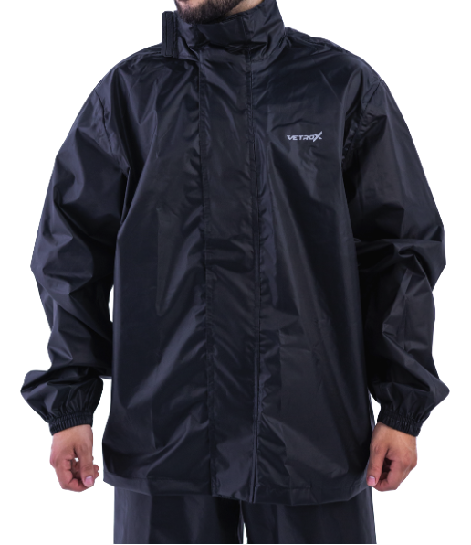 IMPERMEABLE VETROX PORTABLE PLUS NEGRO CABALLERO | CASCOS COLOMBIA